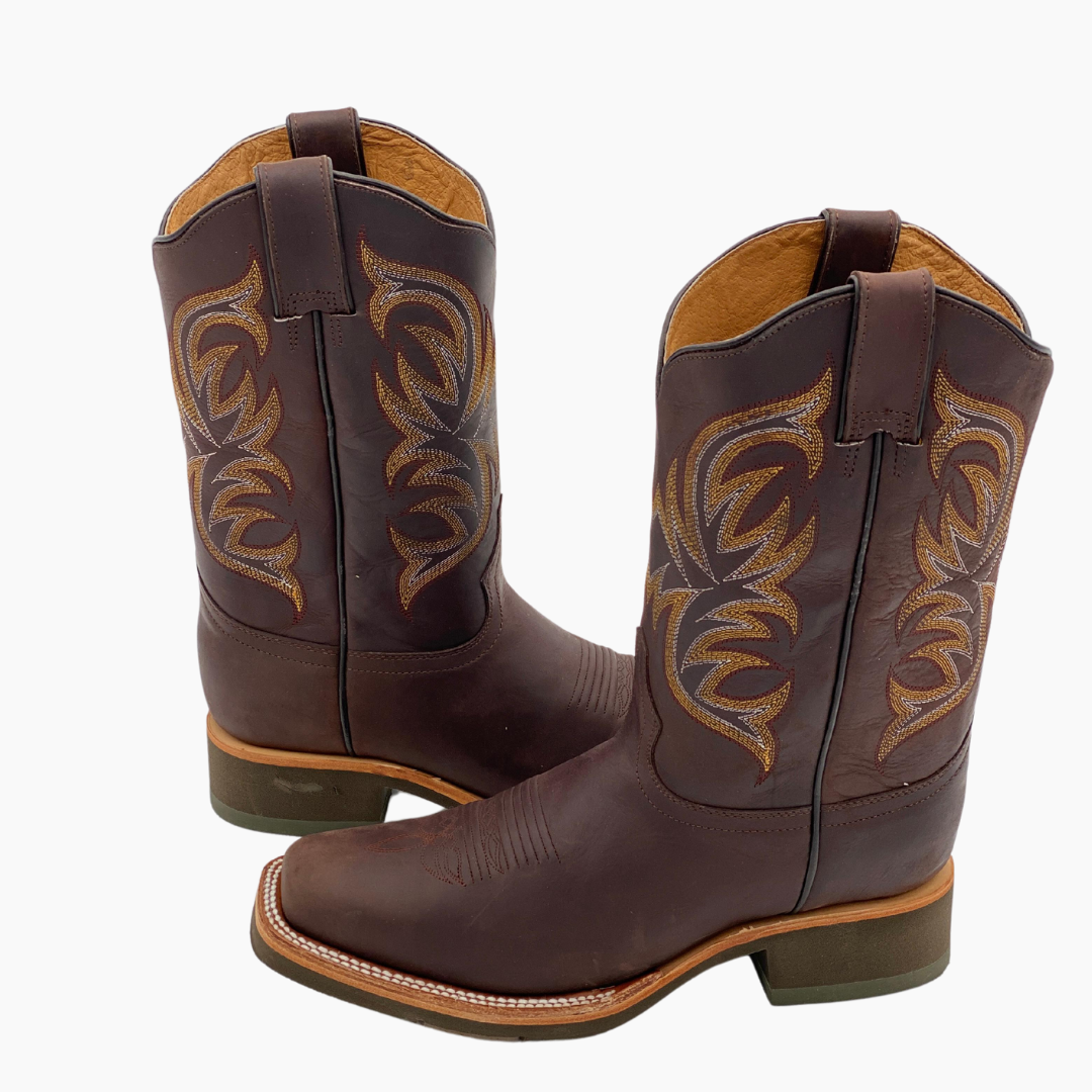 Bota Vaquera Hombre Montana Crazy Cafe Punta Rodeo Suela Flex – El Gran ...